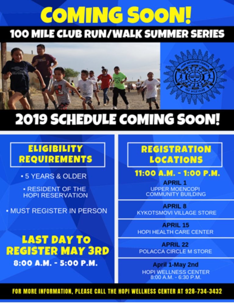 2019 100 Mile Club - The Hopi Tribe