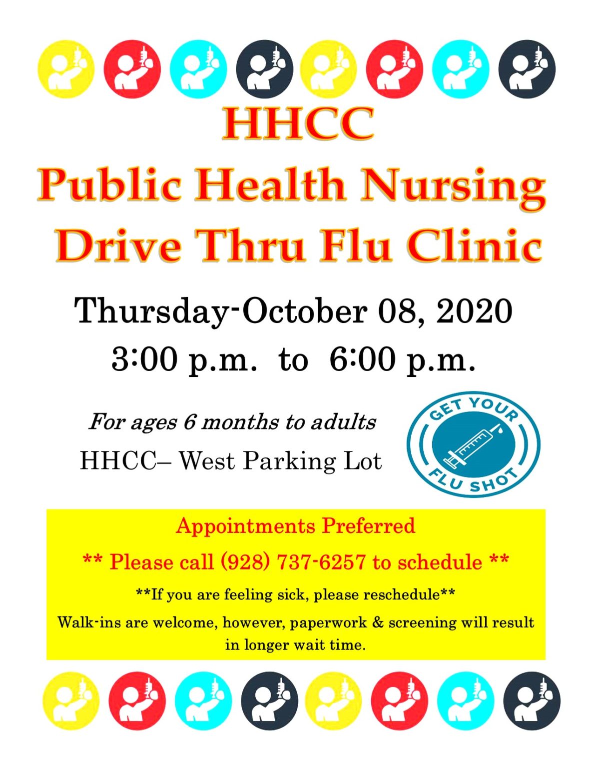 Oct 2020 PHN Drive-Thru Flu Clinics.100820 - The Hopi Tribe
