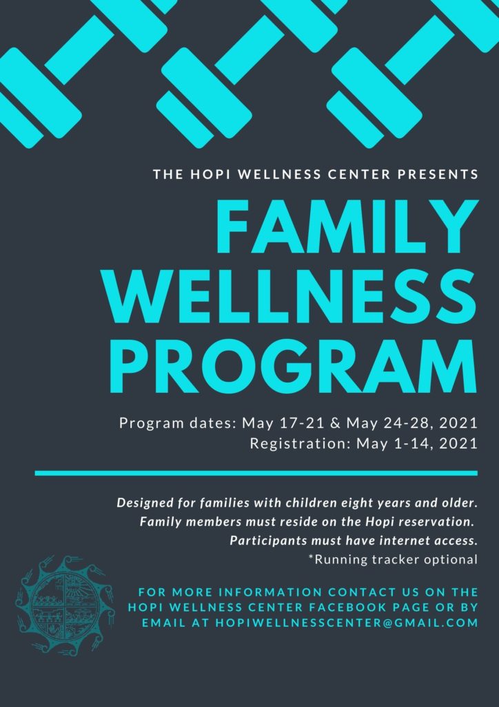 Family Wellness Program flyer - The Hopi Tribe