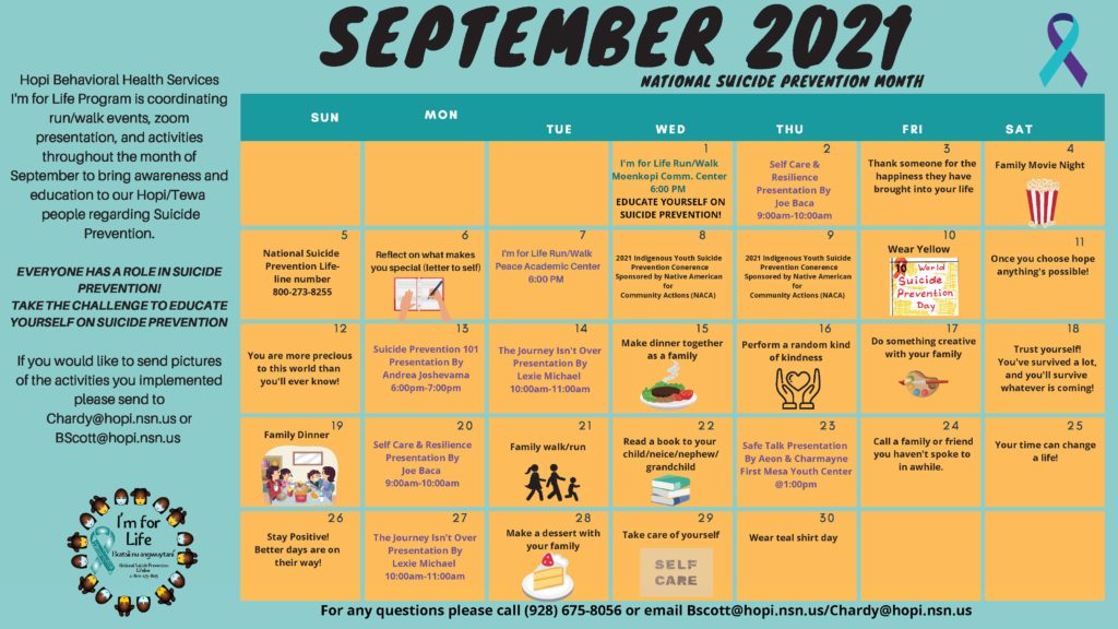 September 2021 - The Hopi Tribe