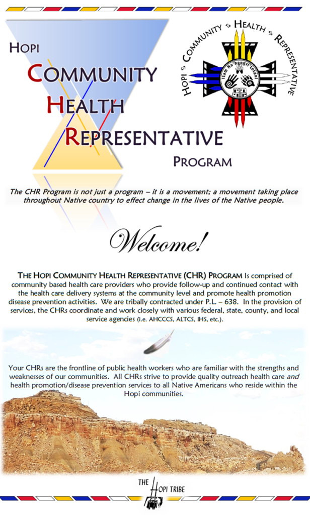 Community Health Representative (CHR) Program - The Hopi Tribe
