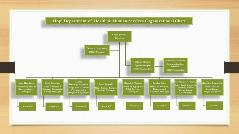 DHHS Organizational Chart - The Hopi Tribe