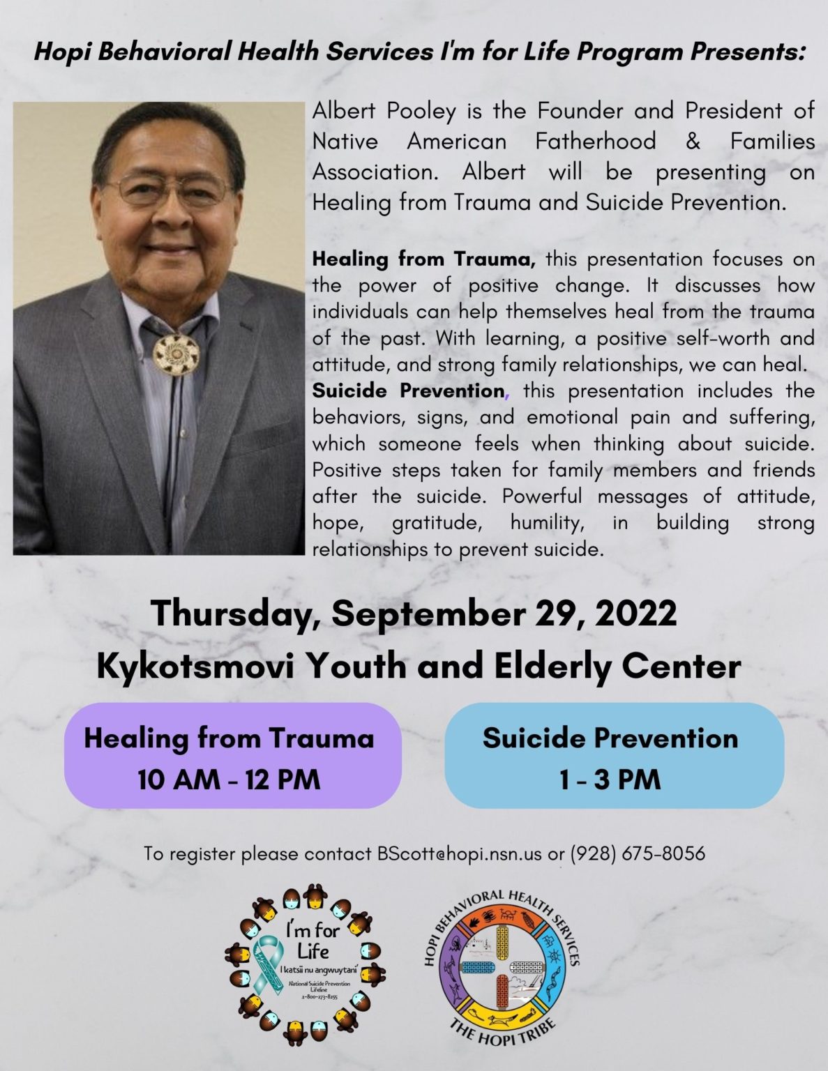Healing-from-Trauma-Suicide-Prevention-Albert-Pooley - The Hopi Tribe